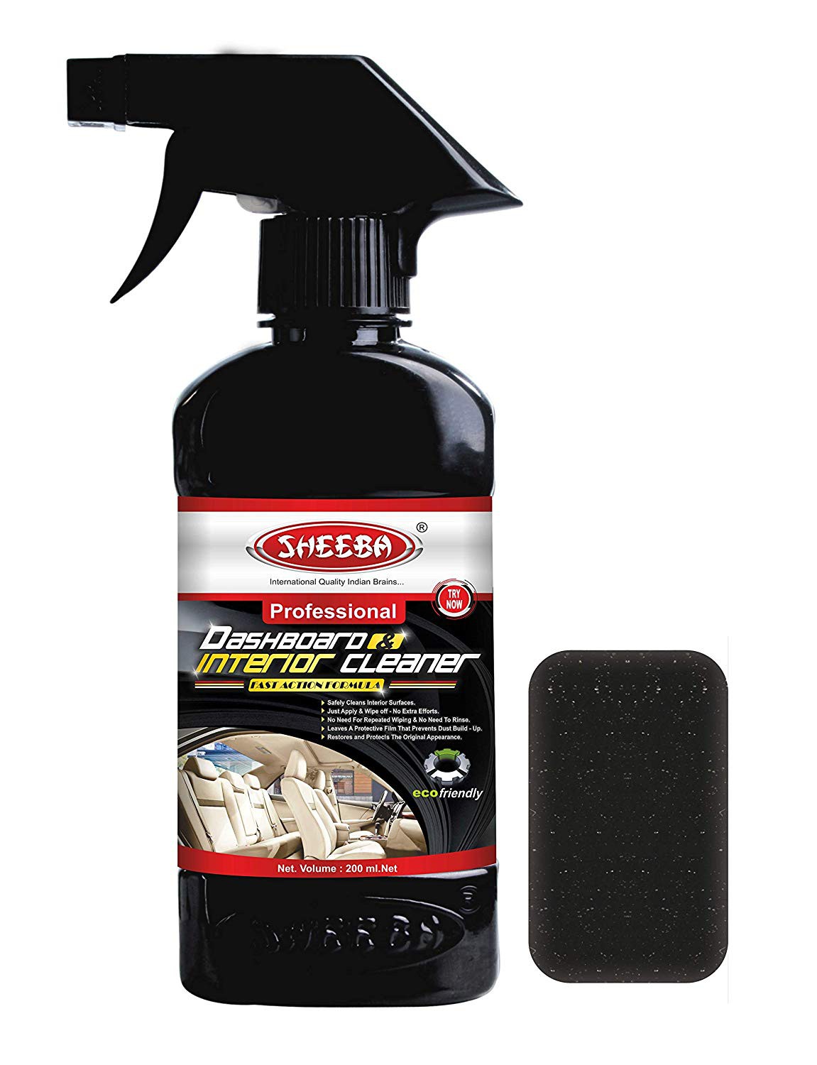 SHEEBA SDC717 Dashboard and Interior Cleaner (200 ml).