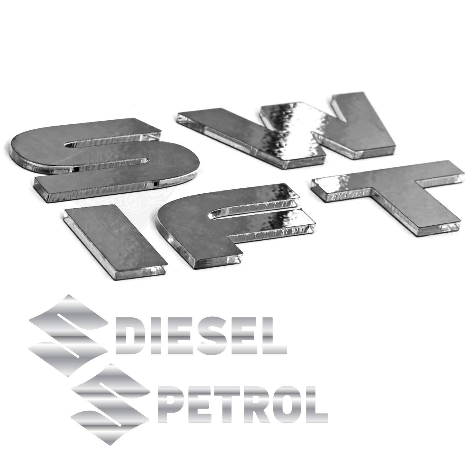 Buy Swift 3d Letters Emblem Bonnet Accessories Chrome At Best Price By