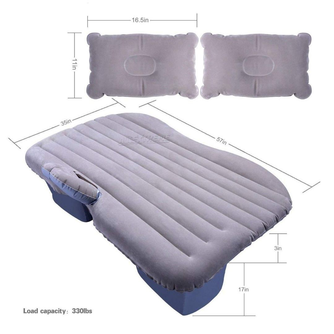 Multifunctional Inflatable Car Bed Mattress with Two Air Pillows, Car ...